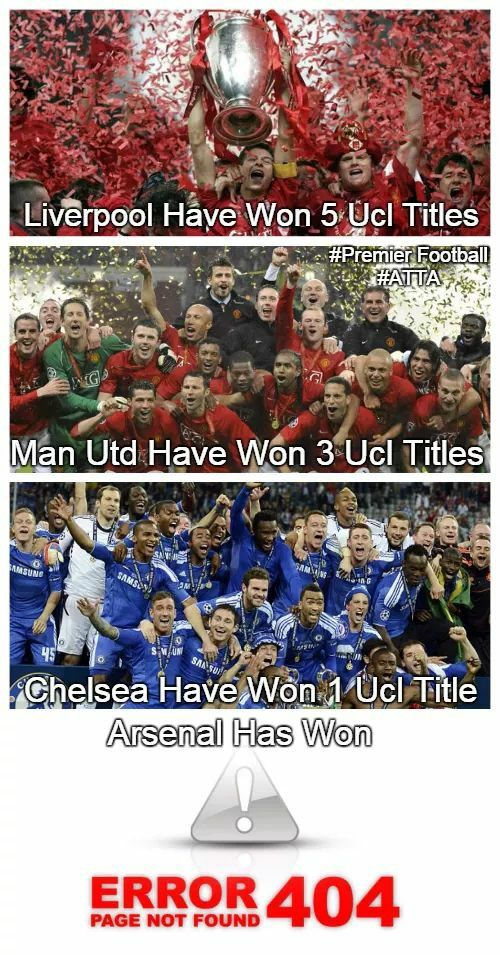 Top Ten Funny Arsenal Memes | Faceoffootball